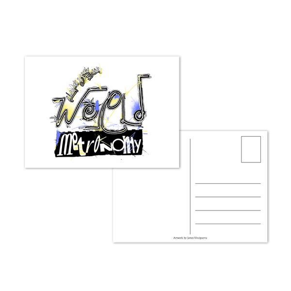 SMALL WORLD CONCERTINA POSTCARDS (6) | Metronomy GBP